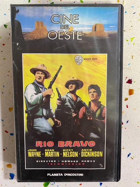 RIO BRAVO VHS Tape John Wayne Dean Martin Ricky Nelson Angie Dickinson ...