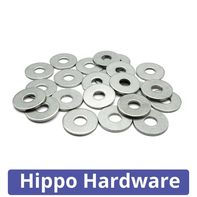 M2 M3 M4 M5 M6 M8 M10 M12 M14 M16 Form G Wide Thick Flat Washers Stainless Steel £59.55 ...