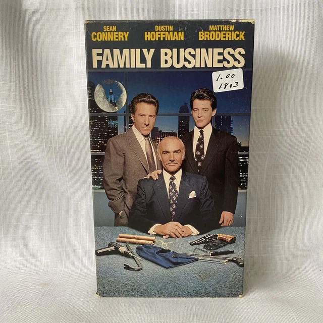 FAMILY BUSINESS (VHS, 1990) Sean Connery, Dustin Hoffman, Matthew ...