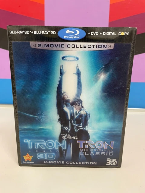 TRON & TRON Legacy 2-Movie Collection (Blu-Ray/DVD, 2011, 5-Disc Set ...