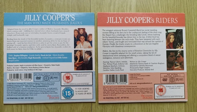 DAILY MAIL DVD X 2 Jilly Cooper's Riders + The Man Who Made Husbands Jealous £19.34 - PicClick UK