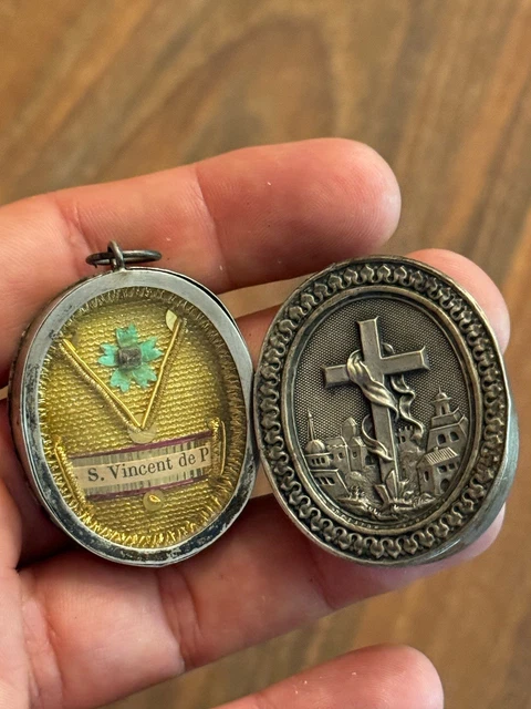 RELIQUE DE SAINT Vincent De Paul - Reliquaire - Argent Massif EUR 180 ...