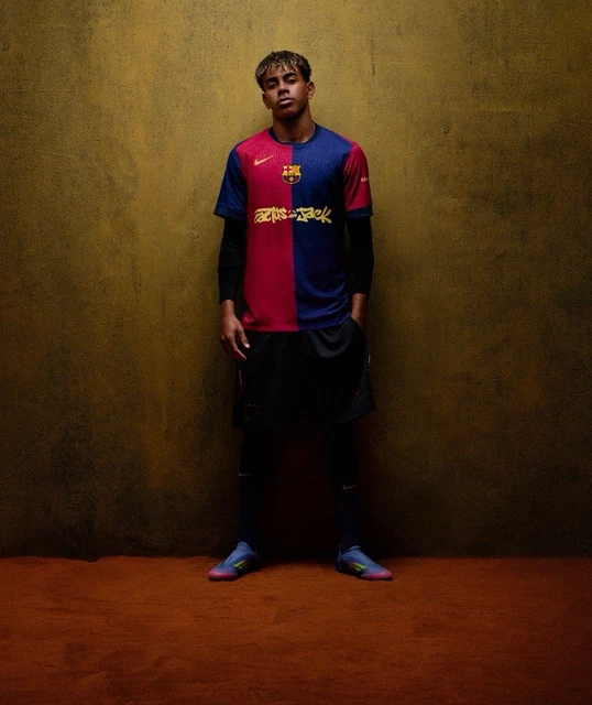 FC BARCELONA X Travis Scott 24/25 Home Jersey Men’s (Large) LAMINE ...