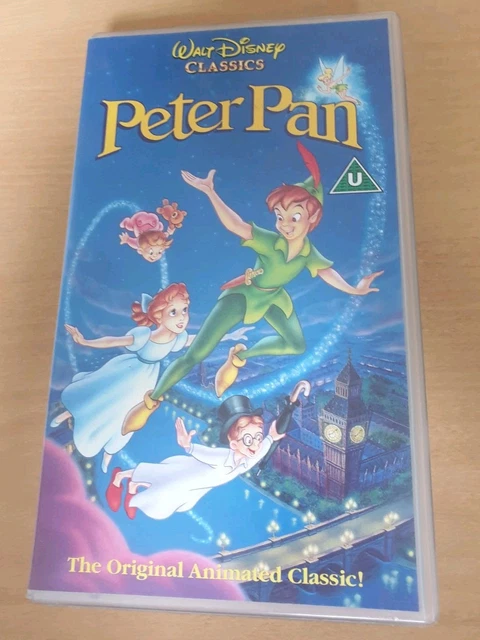 WALT DISNEY CLASSICS Peter Pan VHS Tape, Untested £5.43 - PicClick UK