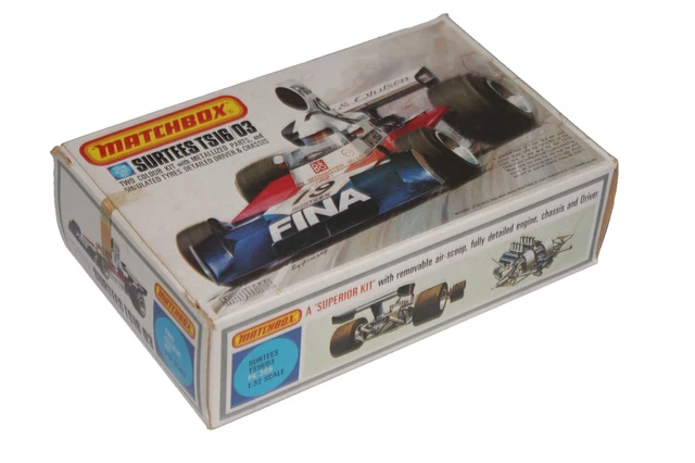 MODELLBAUSATZ MATCHBOX F1 Formula Surtees TS16/03 auf 1:32 in OVP #282 ...