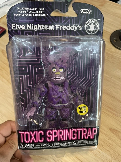 FUNKO FNAF FIVE Nights At Freddy's Toxic Springtrap GITD Action Figure ...