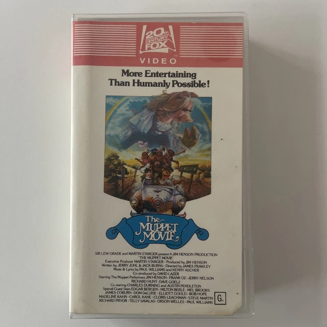 THE MUPPET MOVIE VHS Jim Henson Rare CBS Fox 20th Century Fox Home ...