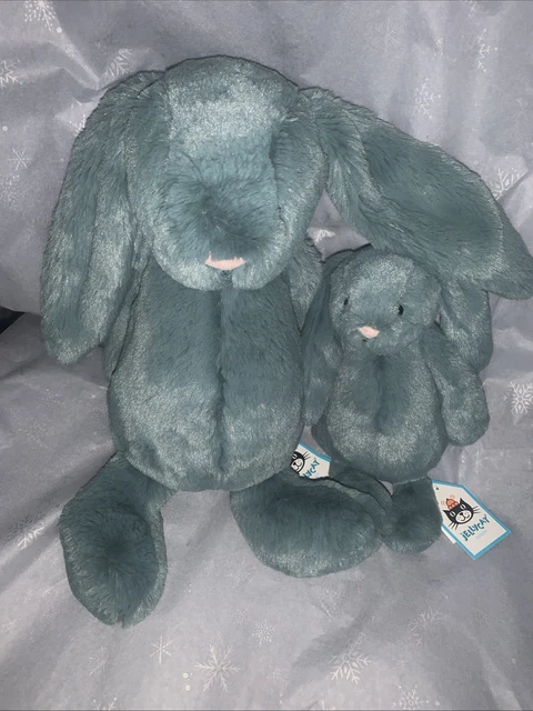 JELLYCAT BASHFUL MEDIUM & Small Forest 🌳 Bunnies 🐰 🎄🐰 BNWT £312.70 ...