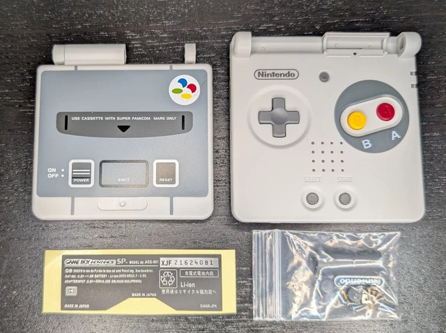 NINTENDO SNES SHELL Game Boy Advance SP Replacement Housing GBA £14.99 ...