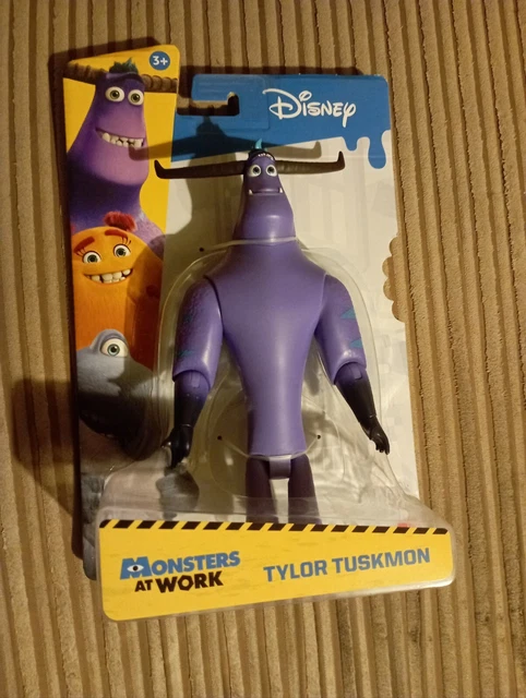DISNEY PIXAR MONSTERS At Work Tylor Tuskmon Figure Purple New On Card £ ...