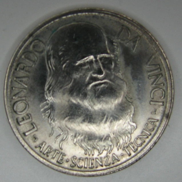 MEDAGLIA LEONARDO DA vinci-E.Monti-Museo della scienza e della tecnica ...