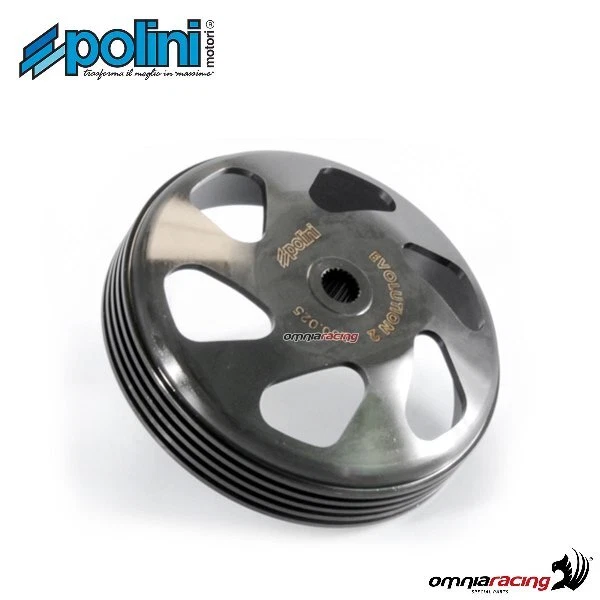 CLOCHE D'EMBRAYAGE POLINI évolution 2 D.107 pour Piaggio Zip 50 Fast ...