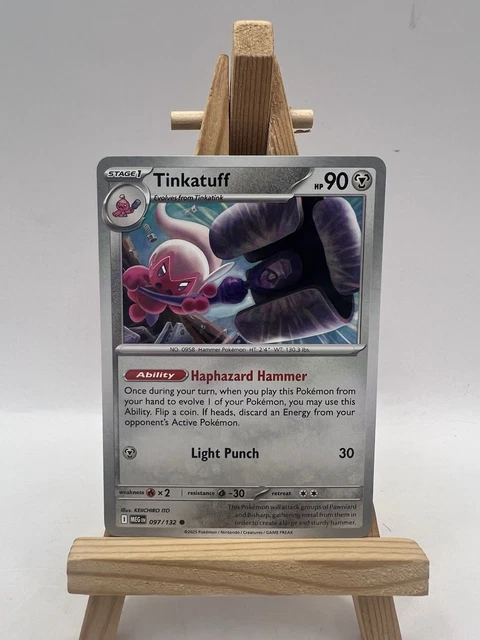 TINKATUFF 097/132 COMMON ME01: Mega Evolution NM £1.45 - PicClick UK