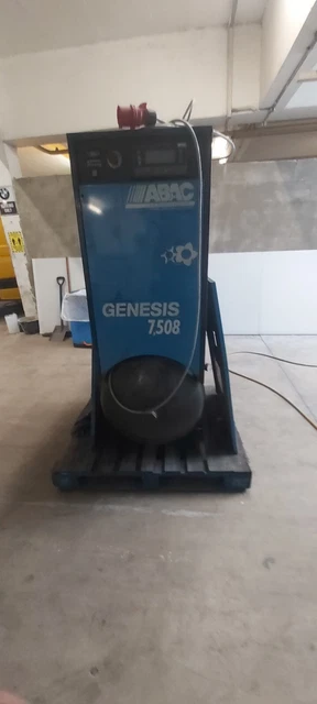ABAC GENESIS 7.508 Receiver Mounted Rotary Screw Compressor £500.00 ...