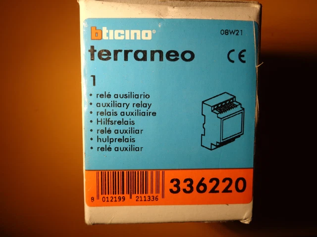 BTICINO TERRANEO 336220 Relais Auxiliaire Rele Auxilary Relay ...
