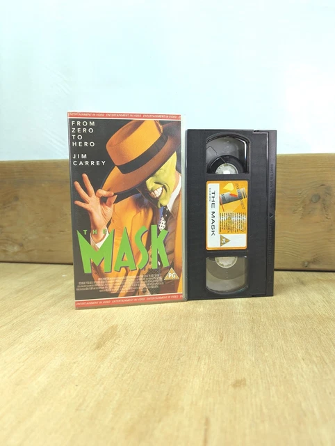THE MASK - Jim Carrey Movie - 1995 VHS Video Tape - VGC - Comedy ...