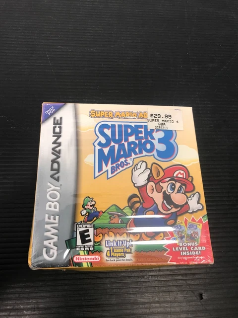 NINTENDO SUPER MARIO Advance 4 Super Mario Bros 3 Video Game For ...