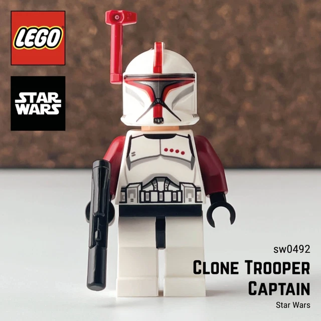 LEGO CLONE TROOPER Captain sw0492 sw492 Minifigur Star Wars Episode 2 ...
