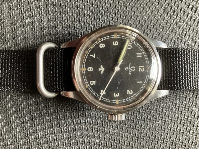 RARE OMEGA BRITISH Military Watch Air Ministry 53 Issued for Air ...
