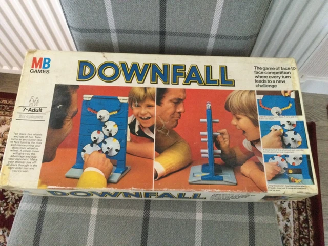 VINTAGE MB GAMES Downfall Board Game 1977 Version - 100% Complete Retro ...