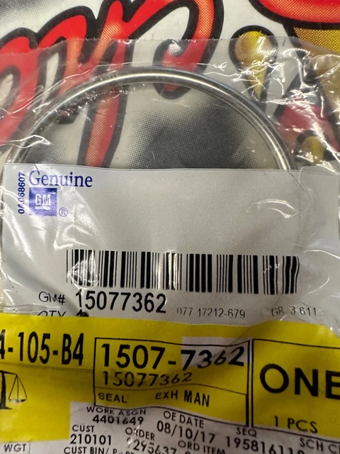 EXHAUST PIPE FLANGE Gasket GM 15077362 $24.79 - PicClick CA