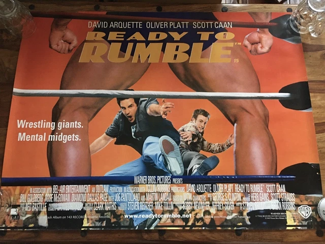 READY TO RUMBLE UK Quad Original Film Movie Cinema Poster David ...