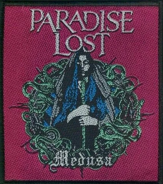 PARADISE LOST MEDUSA gewebter Aufnäher woven Patch Neu & Official! EUR 5,99 - PicClick DE