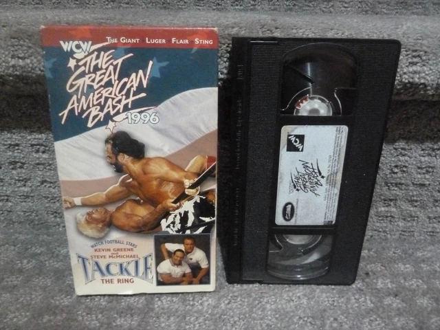 WWE-XPW-WWF WRESTLING VHS Tape Wcw Wrestling Great American Bash 1996 ...