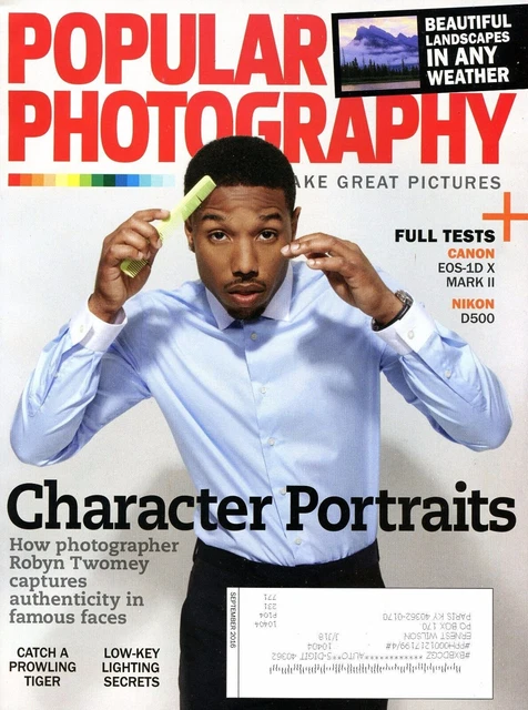 POPULAR PHOTOGRAPHY MAGAZINE Character Portraits & Canon EOS-1D Mark II ...