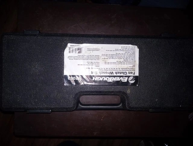 EVERTOUGH 9-PIECE SET in case Fan Clutch Wrench Set 67063 Complete $96. ...