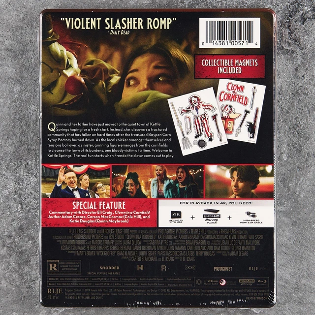 CLOWN IN A cornfield 4k Ultra HD Blu ray Steelbook, US import £40.00 ...