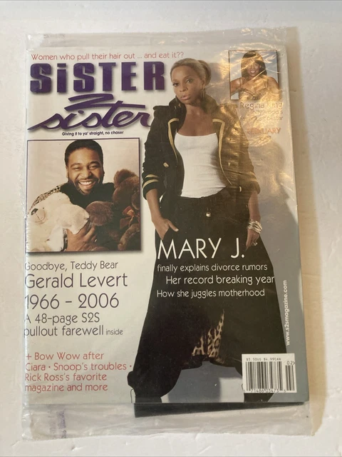 (RARE) SISTER 2 SISTER MAGAZINE Mary J Gerald Levert Regina King ...