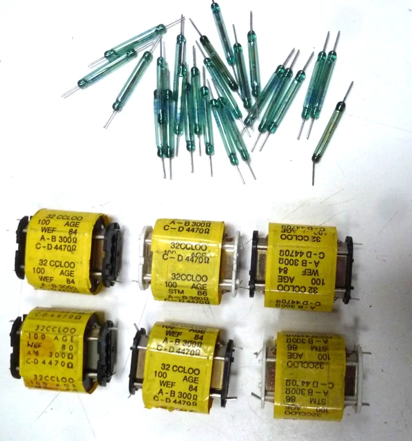 GPO STROWGER 6 Reed Relays With Separate Reeds New £7.48 - PicClick UK