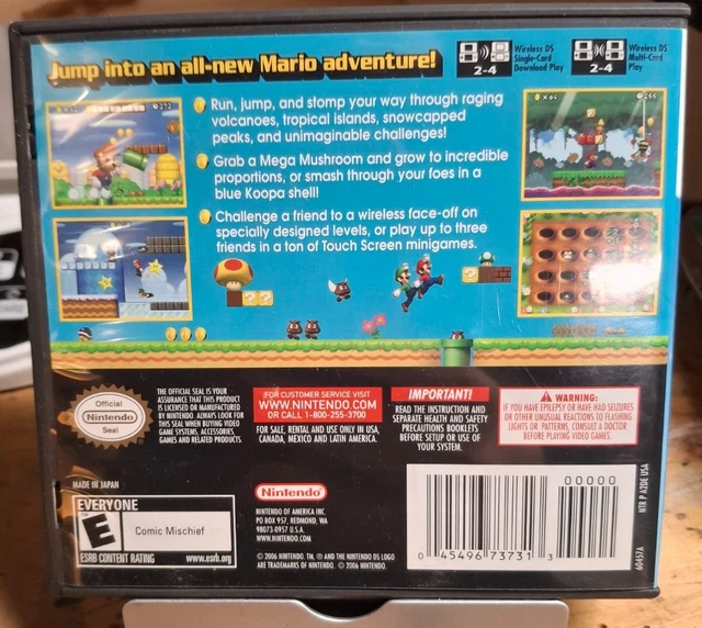 NEW SUPER MARIO Bros - Nintendo DS CIB (Mint Condition) £23.98 ...