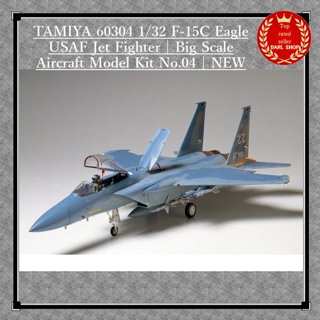 TAMIYA 60304 1/32 F-15C Eagle USAF Jet Fighter | Big Scale Aircraft ...