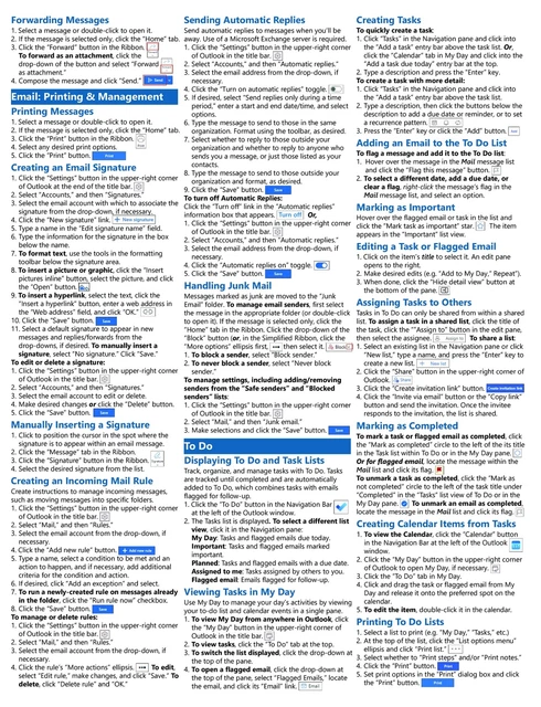 NEW OUTLOOK FOR Microsoft 365 Training Guide Quick Reference Cheat Sheet $12.50 - PicClick CA