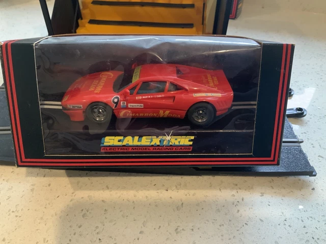 SCALEXTRIC C.391 FERRARI GTO Cimarron Red No.9 1.32 Race Slot Car ...
