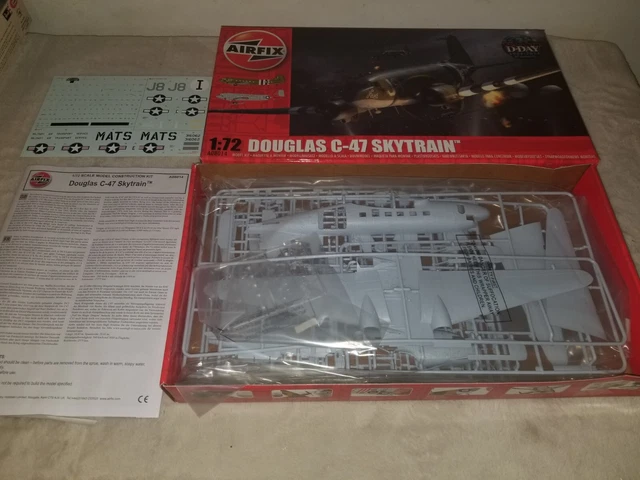 AIRFIX DOUGLAS C-47 Skytrain Aircraft Model Kit A08014 D Day 1:72 ...