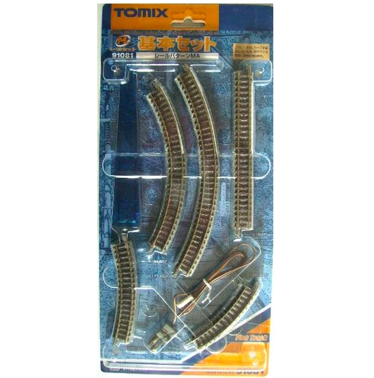 TOMIX 91081 MINI Rail Set Basic Set (Track Layout MA) - N EUR 28,80 ...
