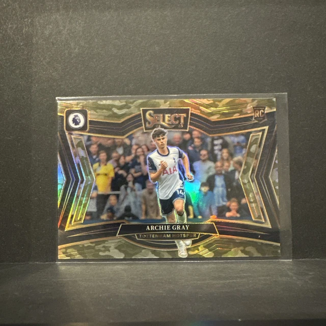 ARCHIE GRAY ROOKIE Camo /150 - Panini EPL Select 24/25 RC Tottenham ...