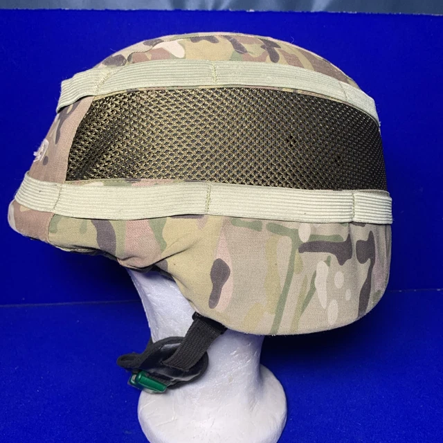 GENUINE BRITISH ARMY Cadet Mk7 Style Fully Adjustable Helmet & MTP Camo ...