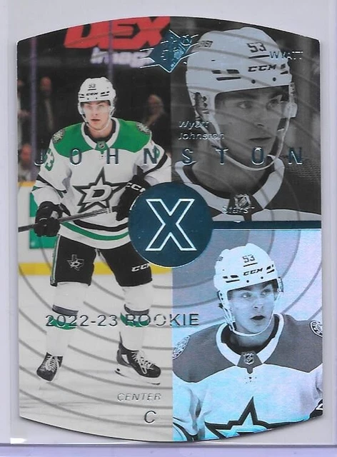 WYATT JOHNSTON 22-23 Ud Extended Series Spx Rookie Sp Insert Rc/Dallas ...