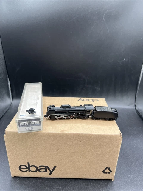 KATO SEKISUI METAL railroad model steam locomotive 206 D51 N gauge $90. ...