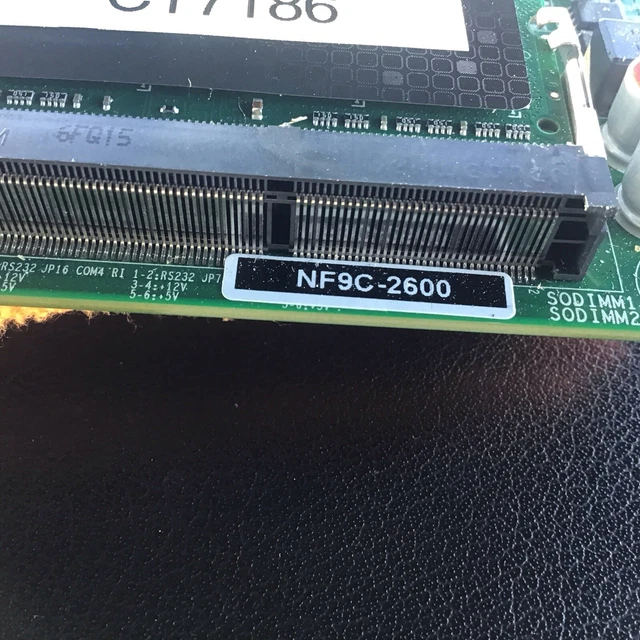 JETWAY NF9C-2600 MOTHERBOARD Mainboard Mini-ITX Intel Atom N2600 inkl ...