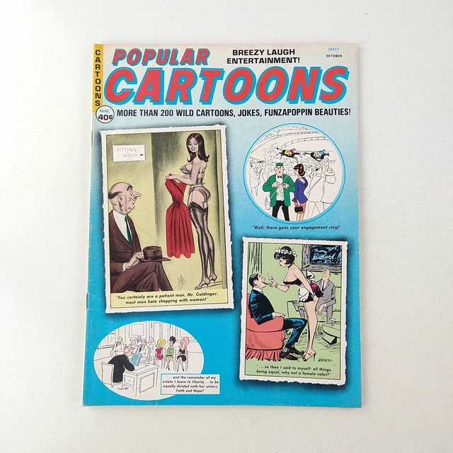 POPULAR CARTOONS VOL 8 #21 Rare Magazine (1972 Visual Varieties) $29.99 ...
