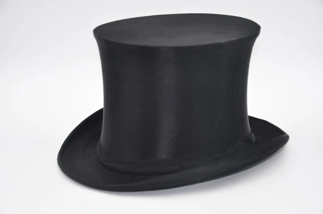 ANCIEN CHAPEAU CLAQUE gibus haut de forme mode homme 18° début 19° collection EUR 149,00 ...