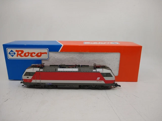 LOCOMOTORA ELÉCTRICA ROCO 69612 escala HO OBB 1114 018-3 con DCC EX ...