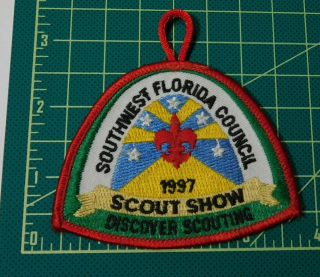PATCH SCOUT SHOW vintage BSA Boy Scouts 1997 Southwest Florida Council ...