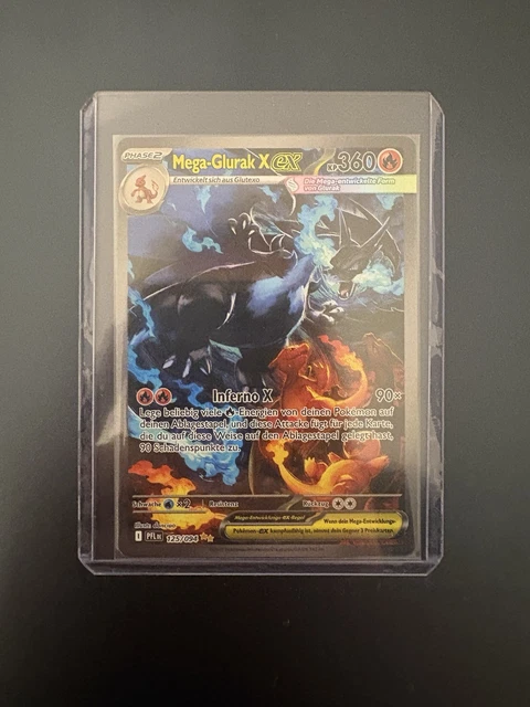 POKÉMON TCG MEGA-GLURAK EX 125/094 Fatale Flammen SIR DE Mint EUR 440 ...