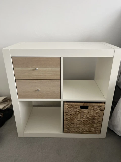 IKEA KALLAX 4TIER Shelving Unit Storage Box Drawer Organizer Bookcase ...